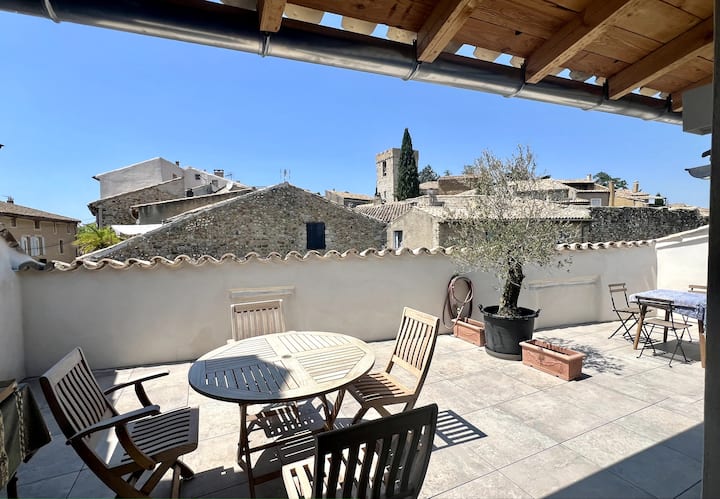 Maison Villageoise De Caractère 9 Personnes - Nyons