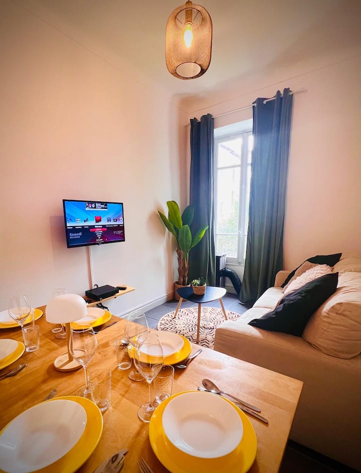 Superbe Appartement 3p Hyper Centre Wifi Clim - Nizza