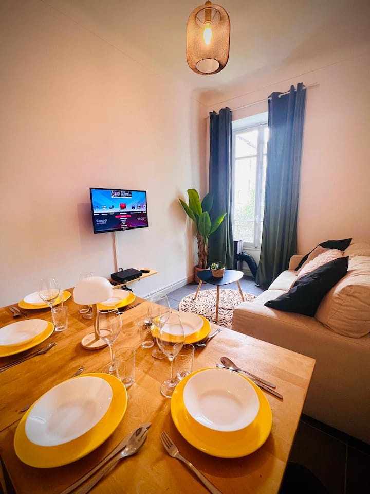 Superbe Appartement 3p Hyper Centre Wifi Clim - Nizza