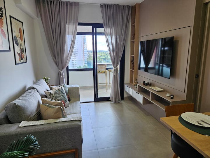 Studio Campolim Com Vaga De Garagem| Wifi 600mbps - Sorocaba