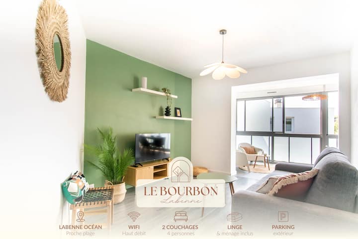 Le Bourbon - T2 Rénové à 200m De La Plage - Labenne