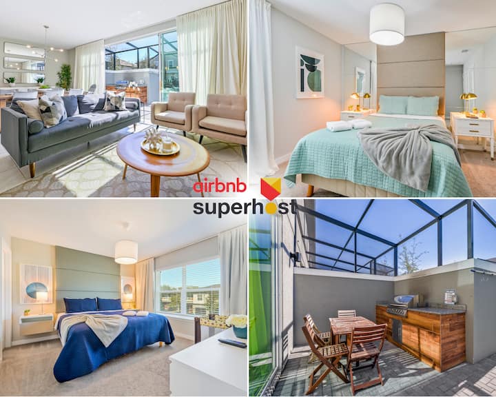 Incredible 4bd Home W/ Pool & Bbq Near Disney Fun! - Kissimmee