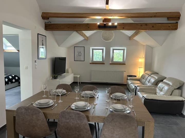 Appart 3 Ch, 2 Sdb, Idéal Familles & Pro, Parking - Messancy
