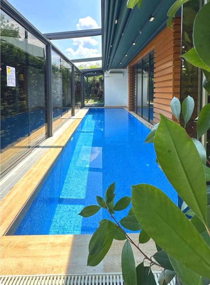 32 Derece Isıtmalı Havuzlu Kahvaltı Dahil Villa - Türkiye