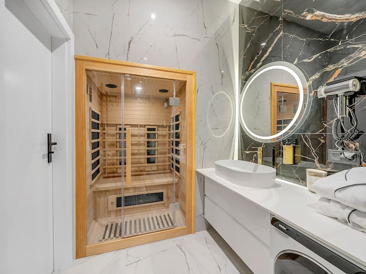 Wschodnia Elegans-apartament Z Sauną - Łódź