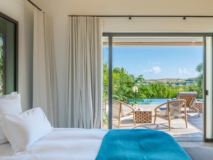 Villa Blue Lagoon 2, Deux Chambres Près Du Lagon - Saint-Barthélemy