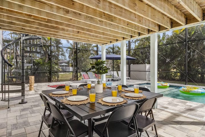 New Family Paradise•heated Pool•games•6br•sleeps12 - 케이프코럴