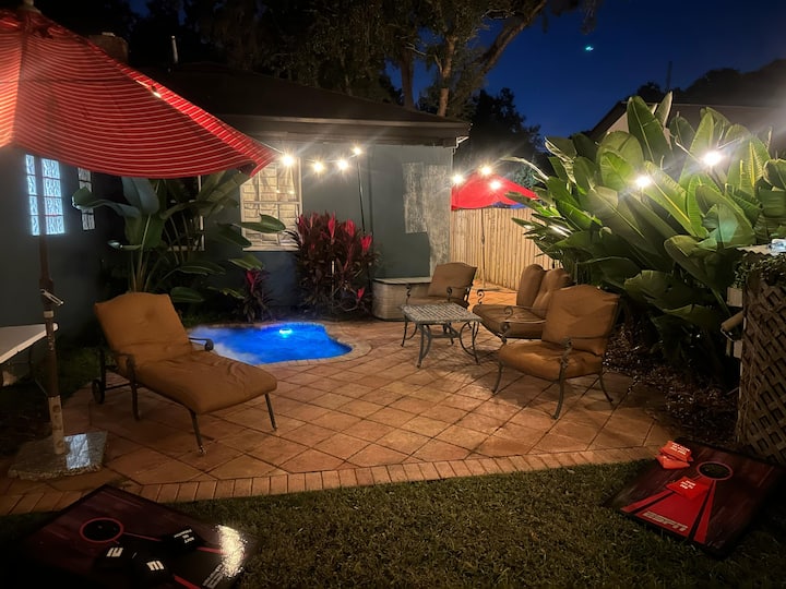 Guests Rate 5-star House +Hot Tub +Big Fenced Yard - Amway Center