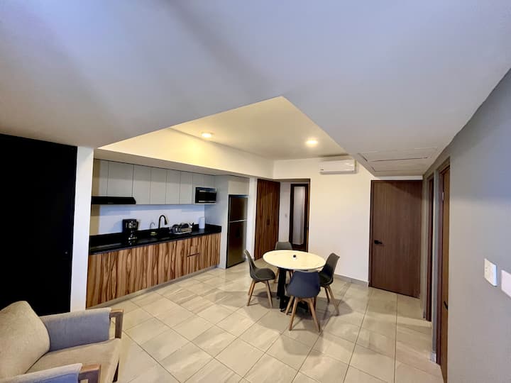 14- Comodo Departamento 1hab+cuarto Tv ¡Fast Wifi! - Torreón