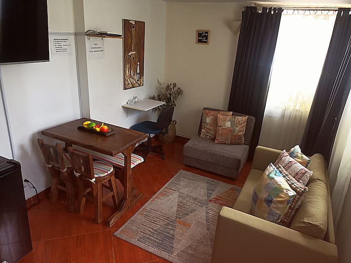 Aparta Estudio Acogedor Y Cálido Zona Norte Promo - Bogota