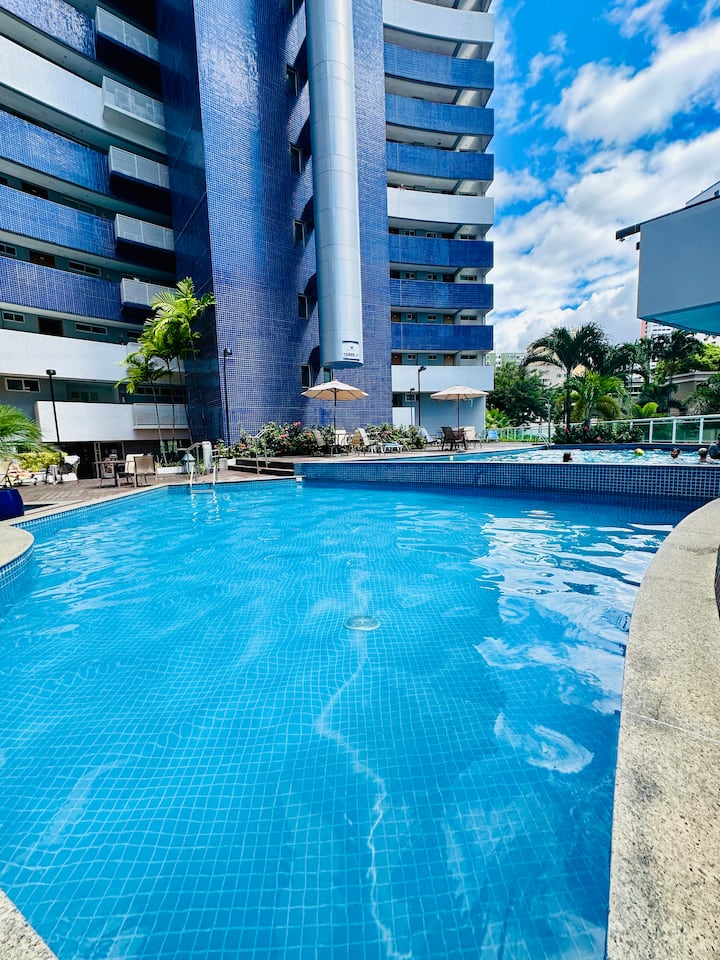 Piscina, Vista & Conforto - Fortaleza