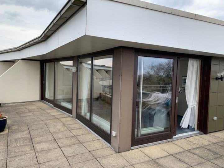 Penthouse à Wyker Südstrand Avec Piscine - Nieblum