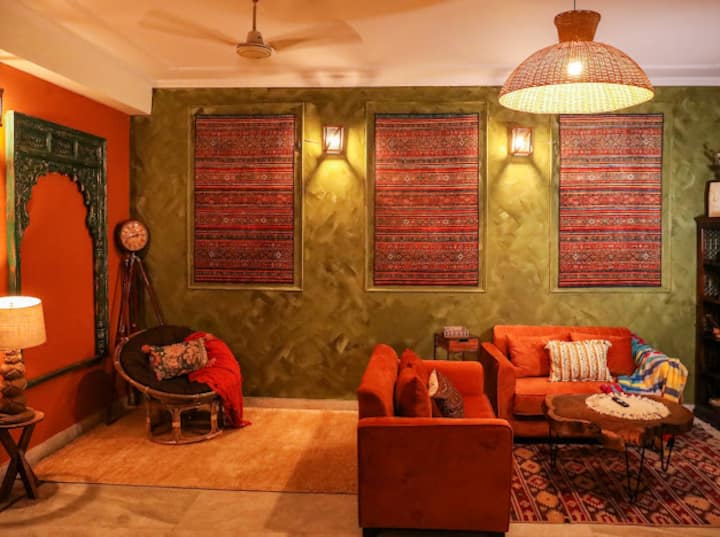 Boho Baithak Entire 3bhk/ Safdarjung / South Delhi - New Delhi