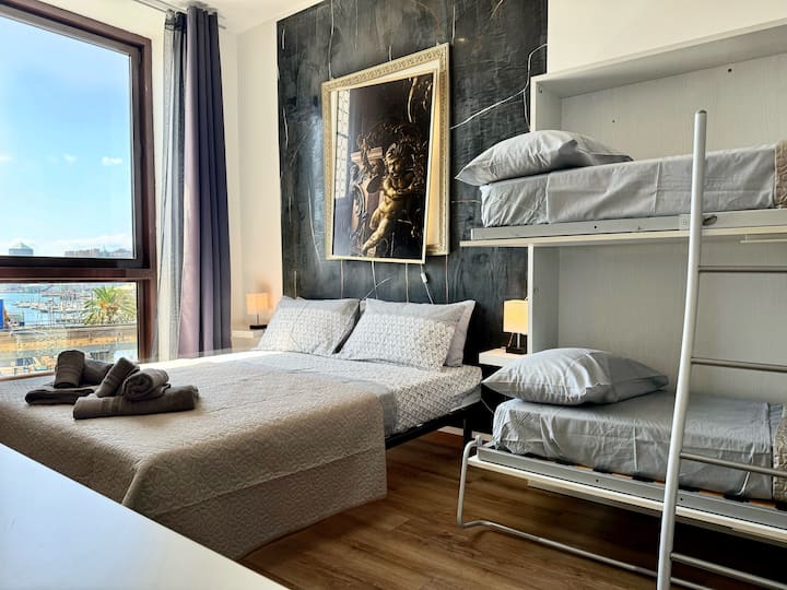 [ Aquarium Front  ] Stunning Porto Antico View - Gênes