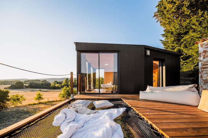 Lodge En Verre Suspendu • Vue Panoramique Luberon - Alpes-de-Haute-Provence