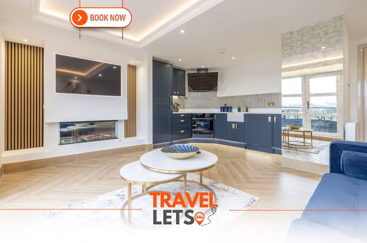 Luxury Apartment With River View, Central Location - Derry
