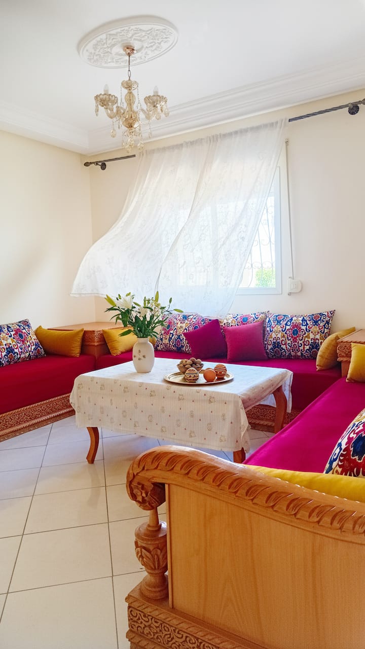 Affordable Minimalist Apart, Clean 2br Apartment - Tanger