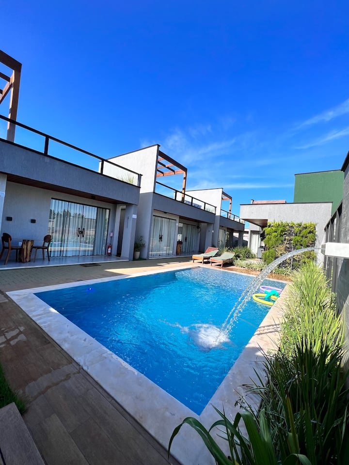 Chalés Premium Grupo  P/16 Pessoas - São Miguel do Gostoso