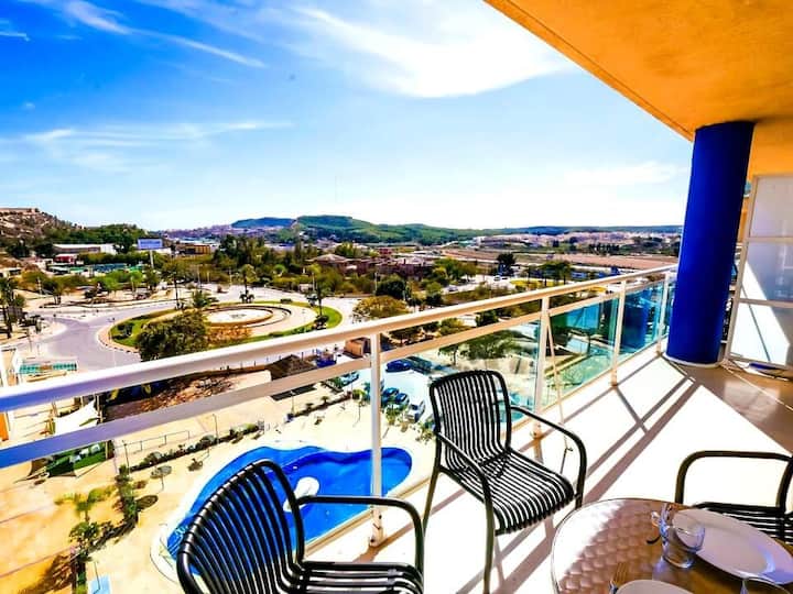 Bright Apartment Scenic Views To Pool & Hills - Guardamar del Segura