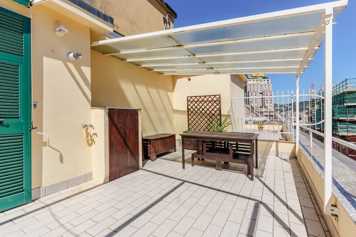 Guesthost - Bright Apartment X6 With Terrace - Genova