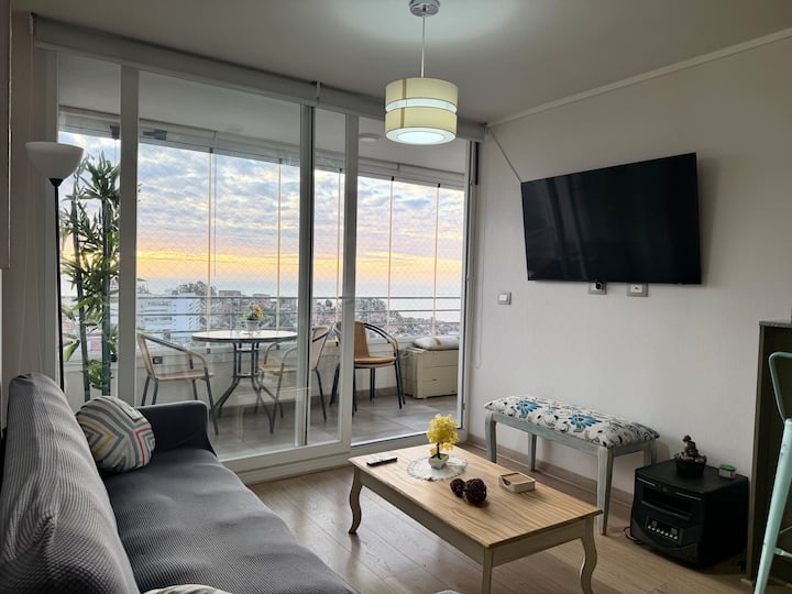 Dpto. Cerca Clinica Reñaca Con Estacionamiento - Concón