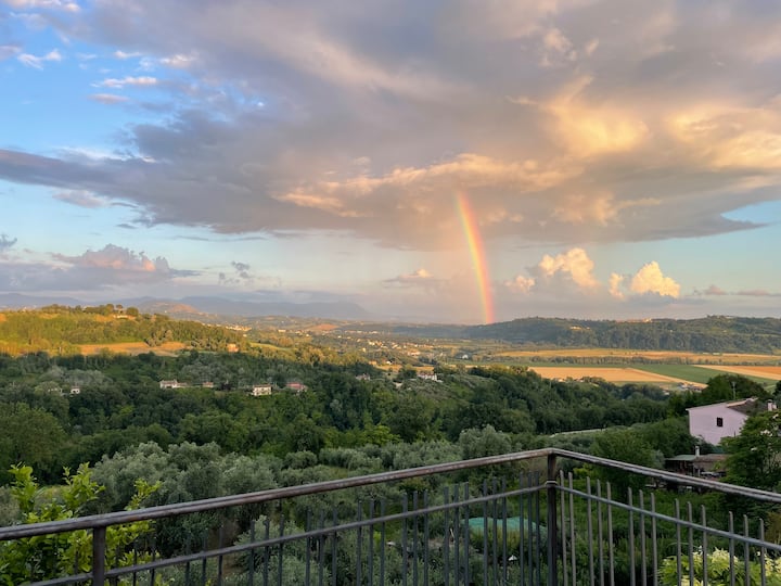 Vista Panoramica Sul Tevere - Provincia di Rieti