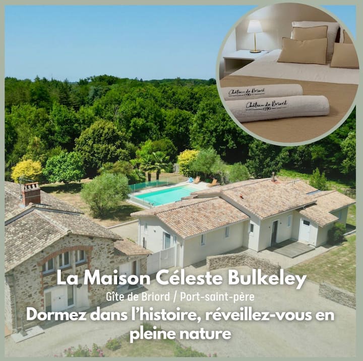 La Maison Celeste Bulkeley - Gîtes De Briord - Lac de Grand-Lieu