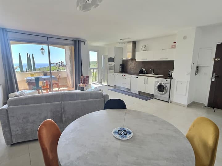 Vista Calanque Clim Vu Mer Fibre 6 Voyageurs - Calanque d'En-vau