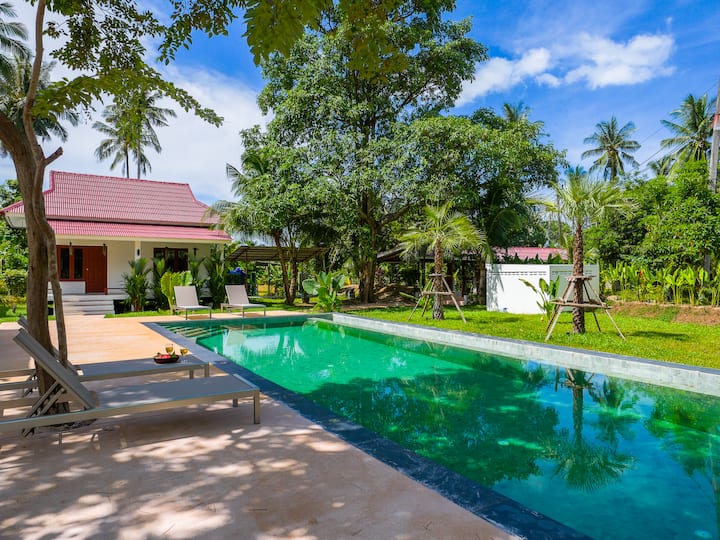 Tropical 1br Bungalow Walk To Beach - Ko Samui