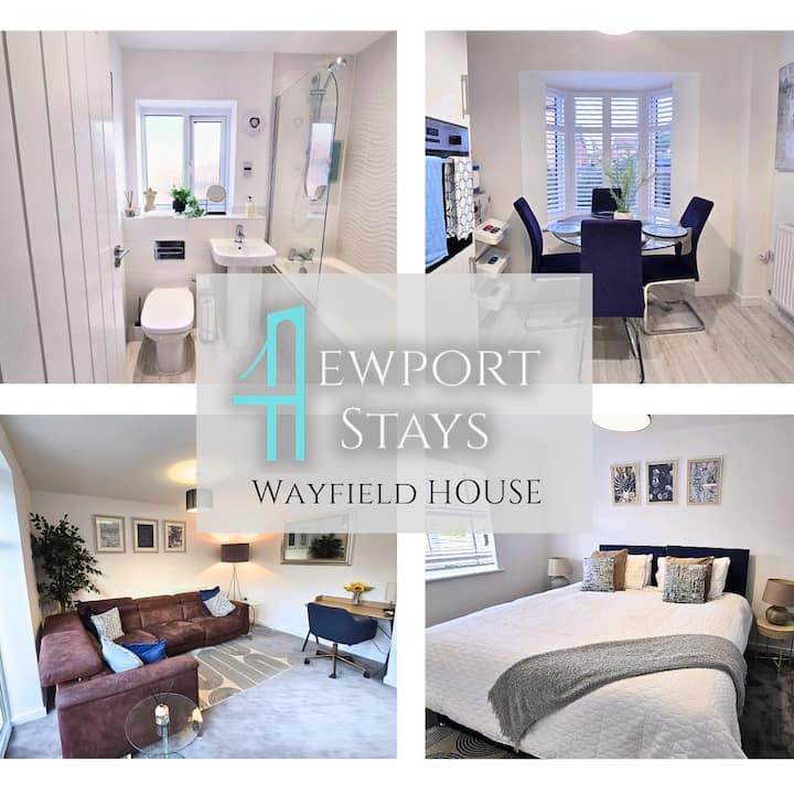 Wayfield House*sleeps 5*groups*parking - Newport