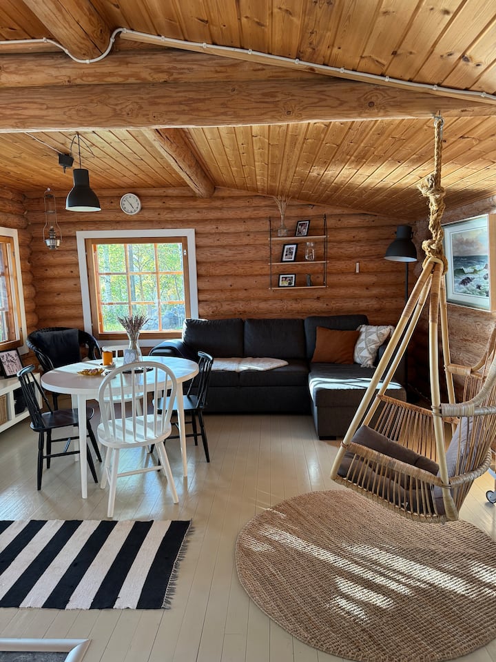 Viihtyisä Hirsimökki Venturissa - Joensuu