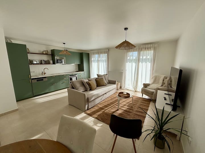 Disney à 10min Appartement 70m2 Lumineux-2 Jardins - Bailly-Romainvilliers