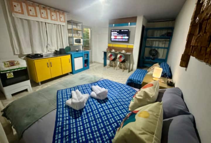 Aprt Cotia /Embu Studio Completo  Aconchegante - Embu