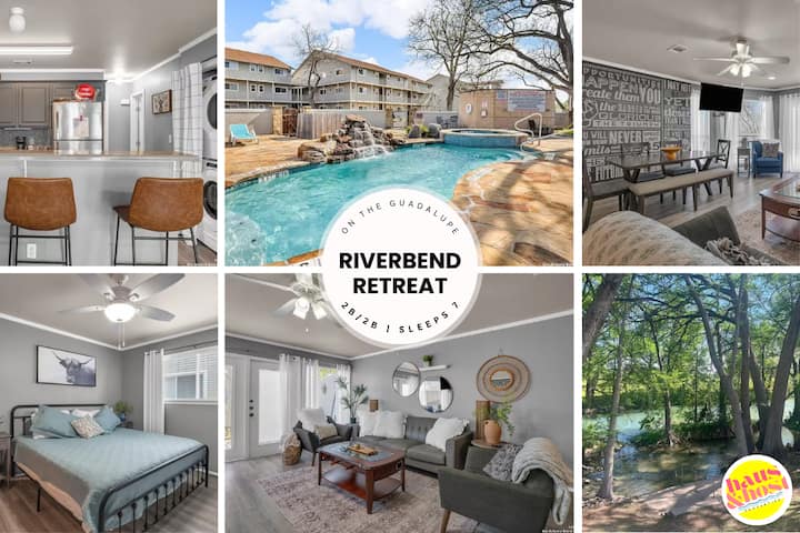 Riverbend Retreat On The Guadalupe 2b/2b- 2 Pools! - New Braunfels, TX