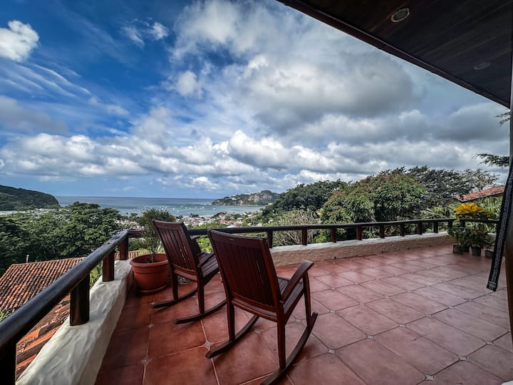 Pano Bay View Studio-walk To Beach-a/c & Hot Water - San Juan del Sur