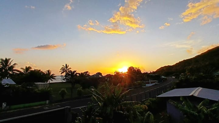 Chalet Moorea - Vue Mer & Coucher De Soleil - French Polynesia