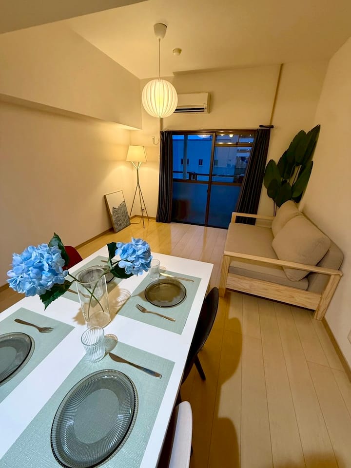2.5bedroom12people/13mins Gohukumachi - Fukuoka