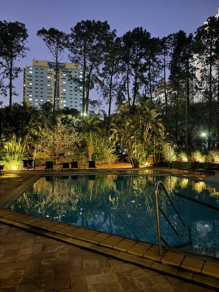 Hospede-se Em Alphaville: Flat Moderno Com Lazer - Barueri