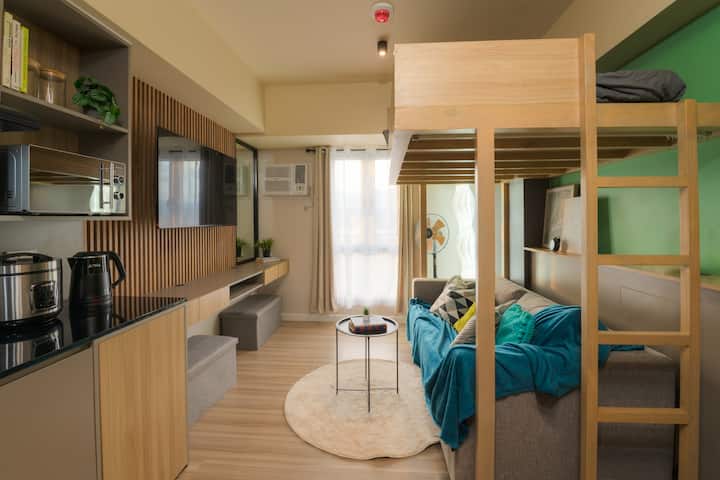 Marie Home Studio - Stylish Condo It Park Avida - Cebu City