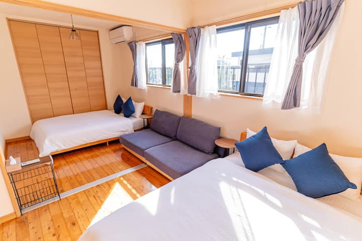 【28泊〜長期専用】海まで0秒!移住体験&ワーケーション|家具家電・p2台付 - 串間市