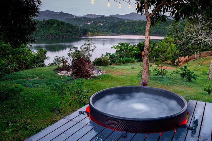 Hot Tubelake Mountainoutdoor Bathroomtropical - Utuado