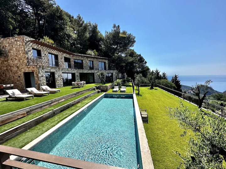 Villa Provencale - Vue Mer & Château D'eze - Èze