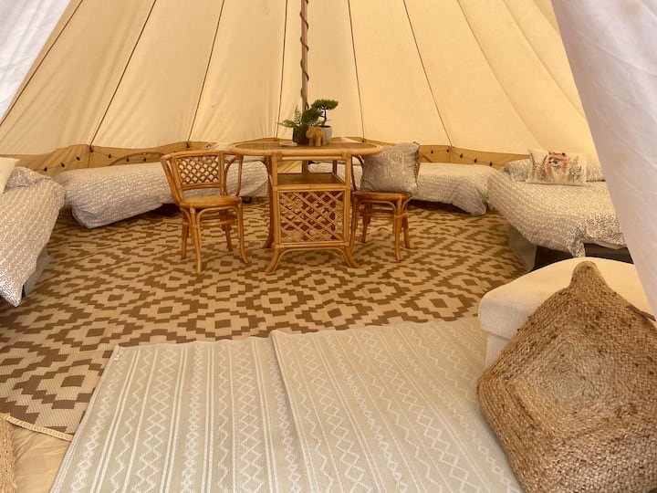 Bell Tent Glamping Cornwall - Troon