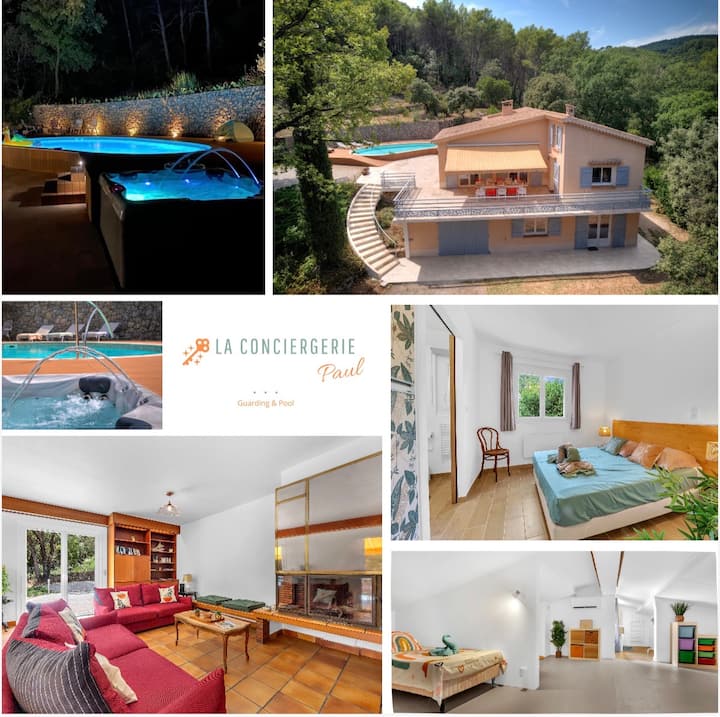 Villa Luna: Piscine, Spa Et Ping Pong /16 Pers Max - Draguignan