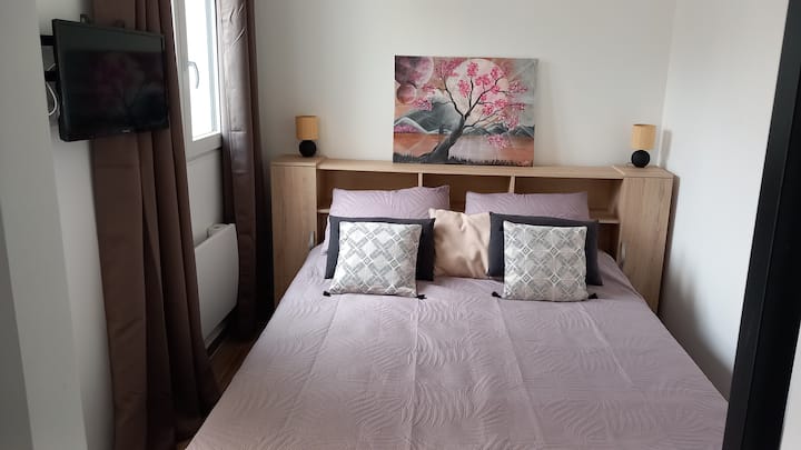 Studio Neuf 2 Pers. Jardin & Parking Calme & Cosy - Ibis Alès Centre Ville