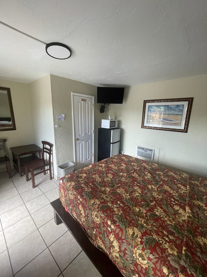 Queen Bed In A Motel - Naples, FL