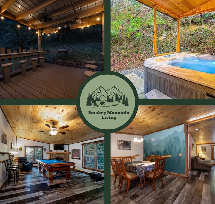 Cozy Smoky Mtn Getaway | Hot Tub & Games - Sevierville, TN