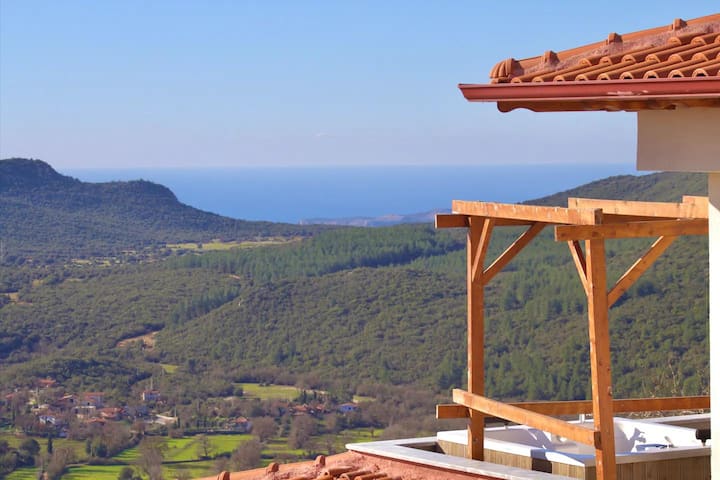 Deniz Manzaralı, Jakuzili Villa - Kaş