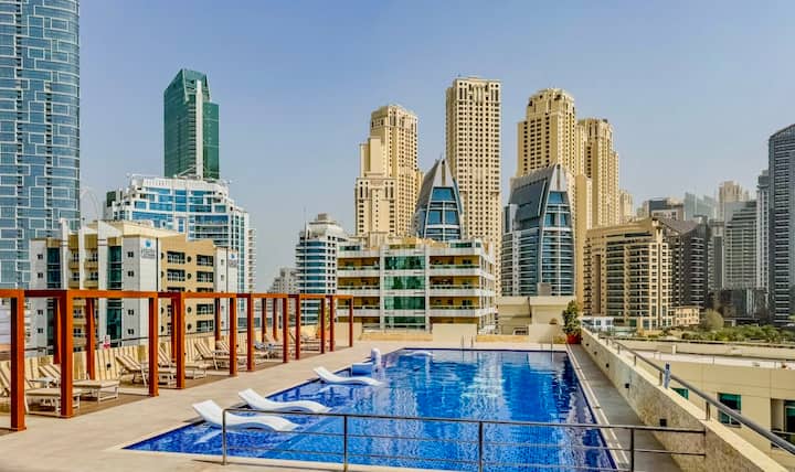 Botanic Apartment 1br | Pool | Tennis Court - Dubai