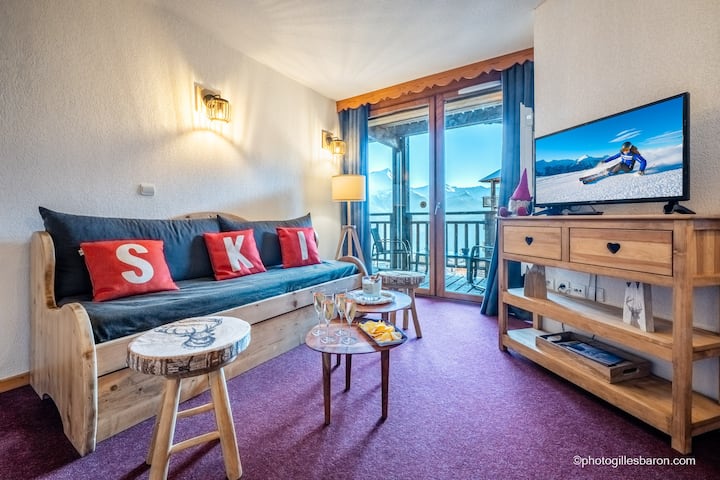 New T2 Vue Montagne Parking Couvert 204 - Orcières